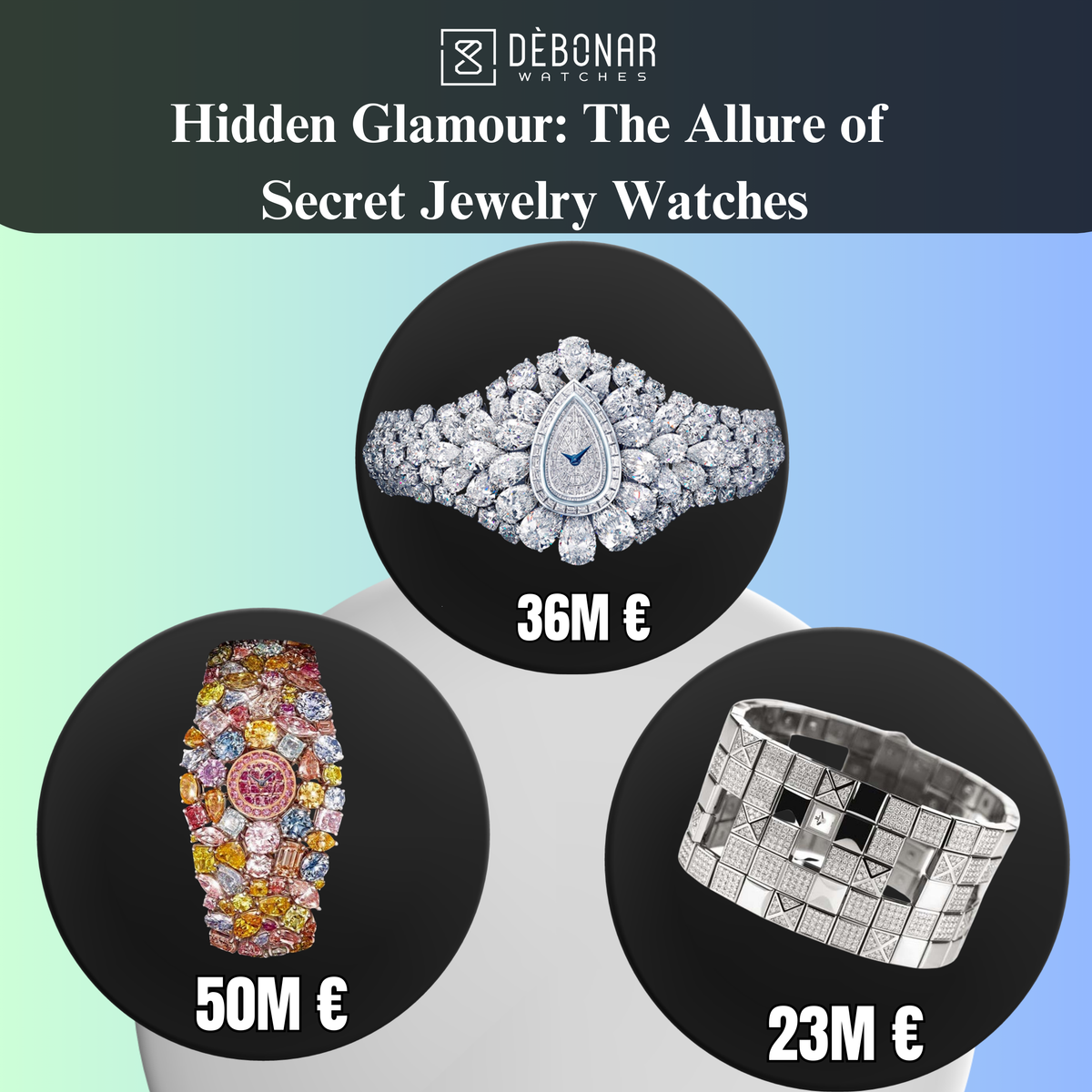 Hidden Glamour: The Allure of Secret Jewelry Watches – Debonar Watches ...