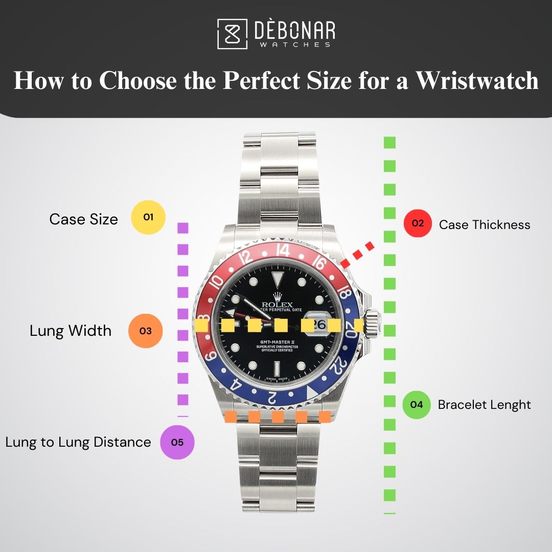 How to Choose the Perfect Size for a Wristwatch – Debonar Watches Sp. z o.o
