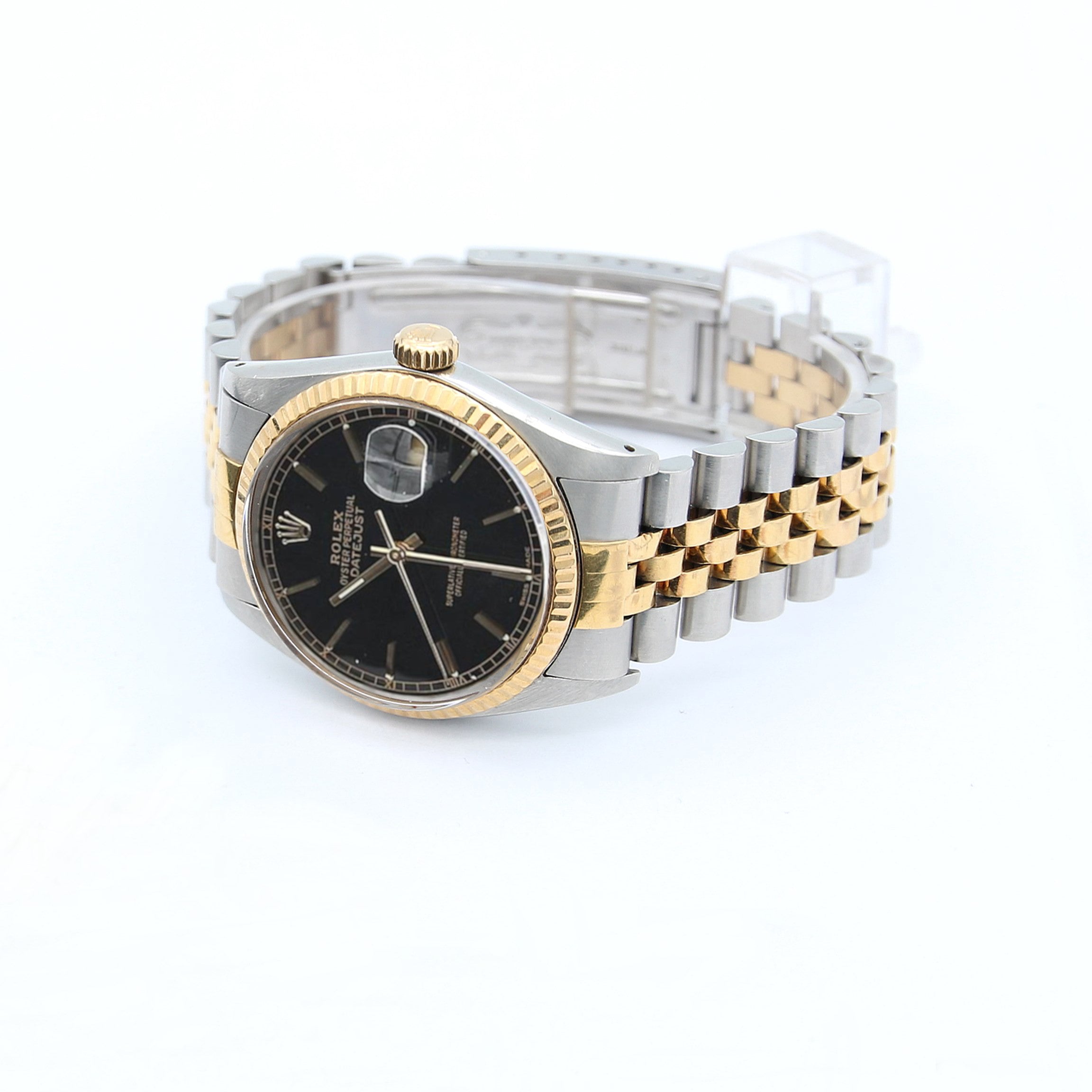 Buy Online Watch Rolex Datejust 36 ref. 16013 Black Dial - Full Set ...