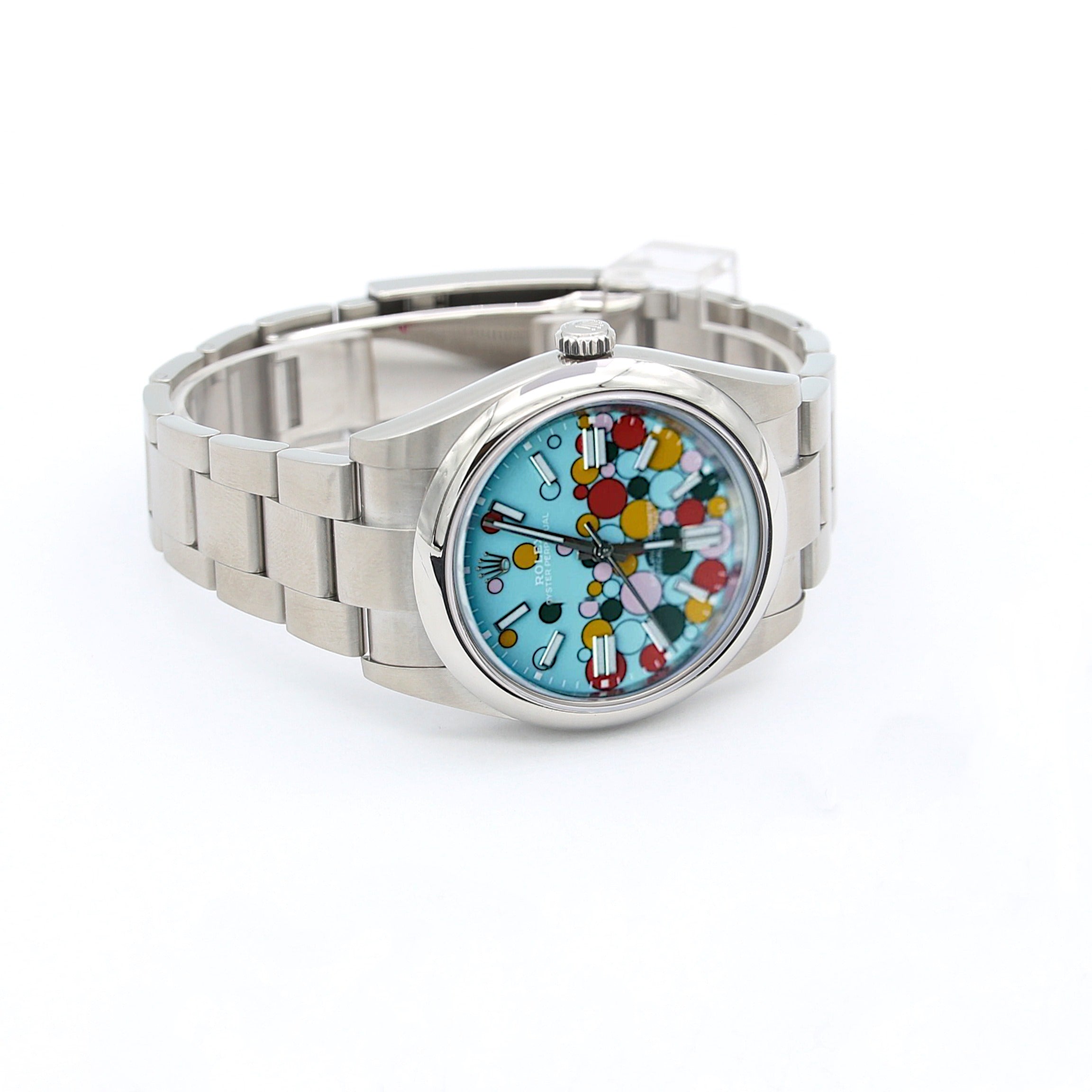 Rolex Oyster Perpetual 124300 - Celebration Dial - Full set – Debonar ...