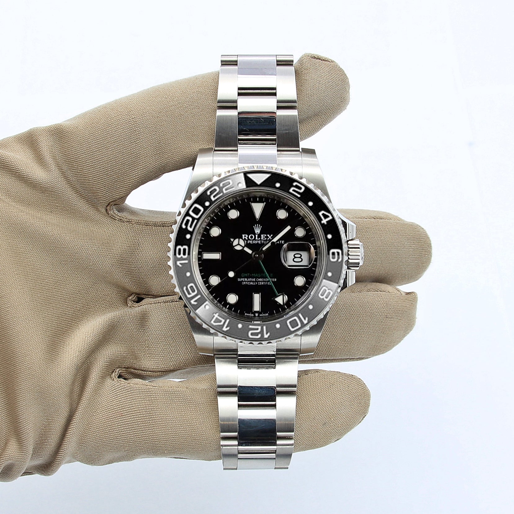 Rolex GMT Master II ref. 126710GRNR with Oyster - Full Set - "Bruce Wa ...