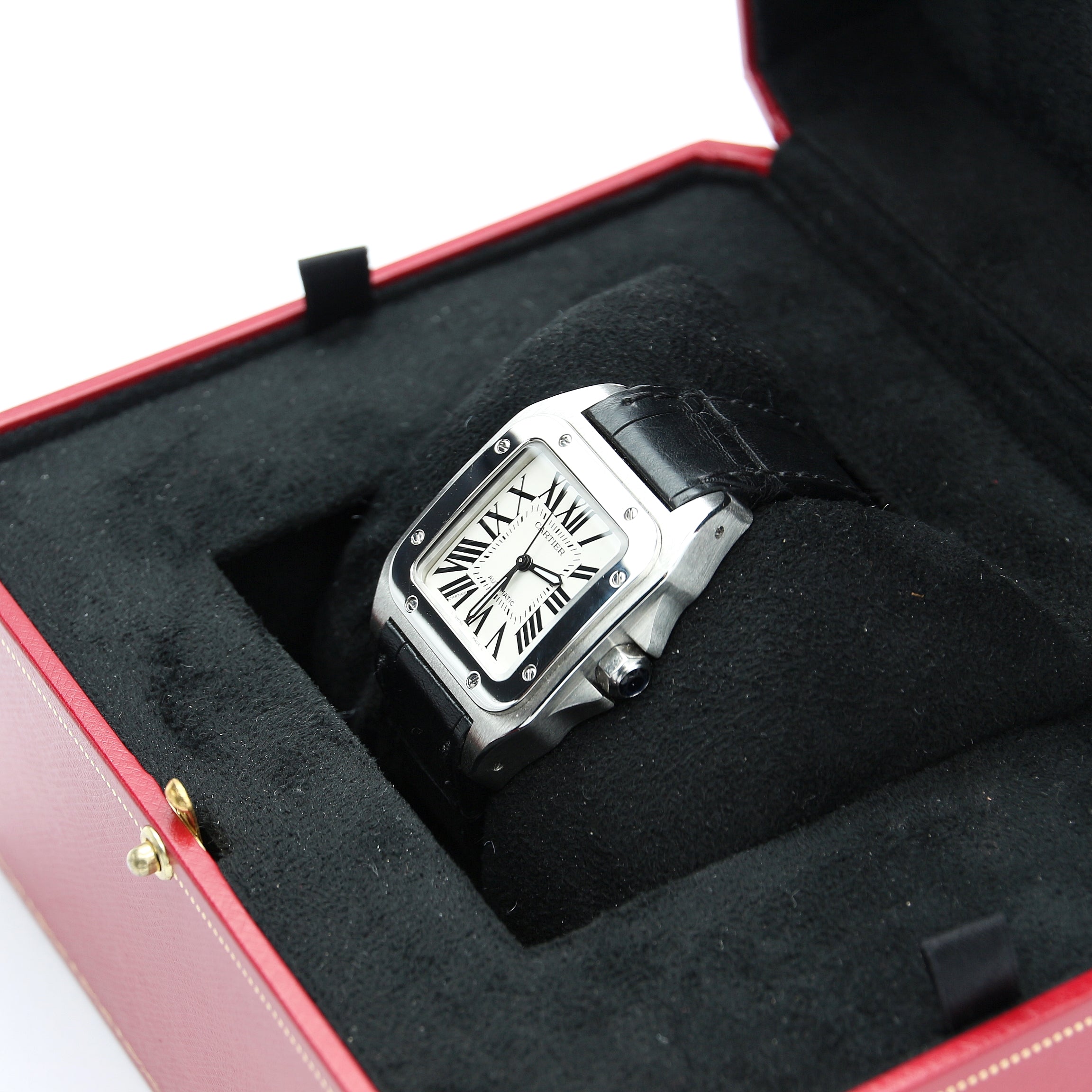 Buy Watch Cartier Santos 100 Midsize ref. 2878 - Full Set (As New ...