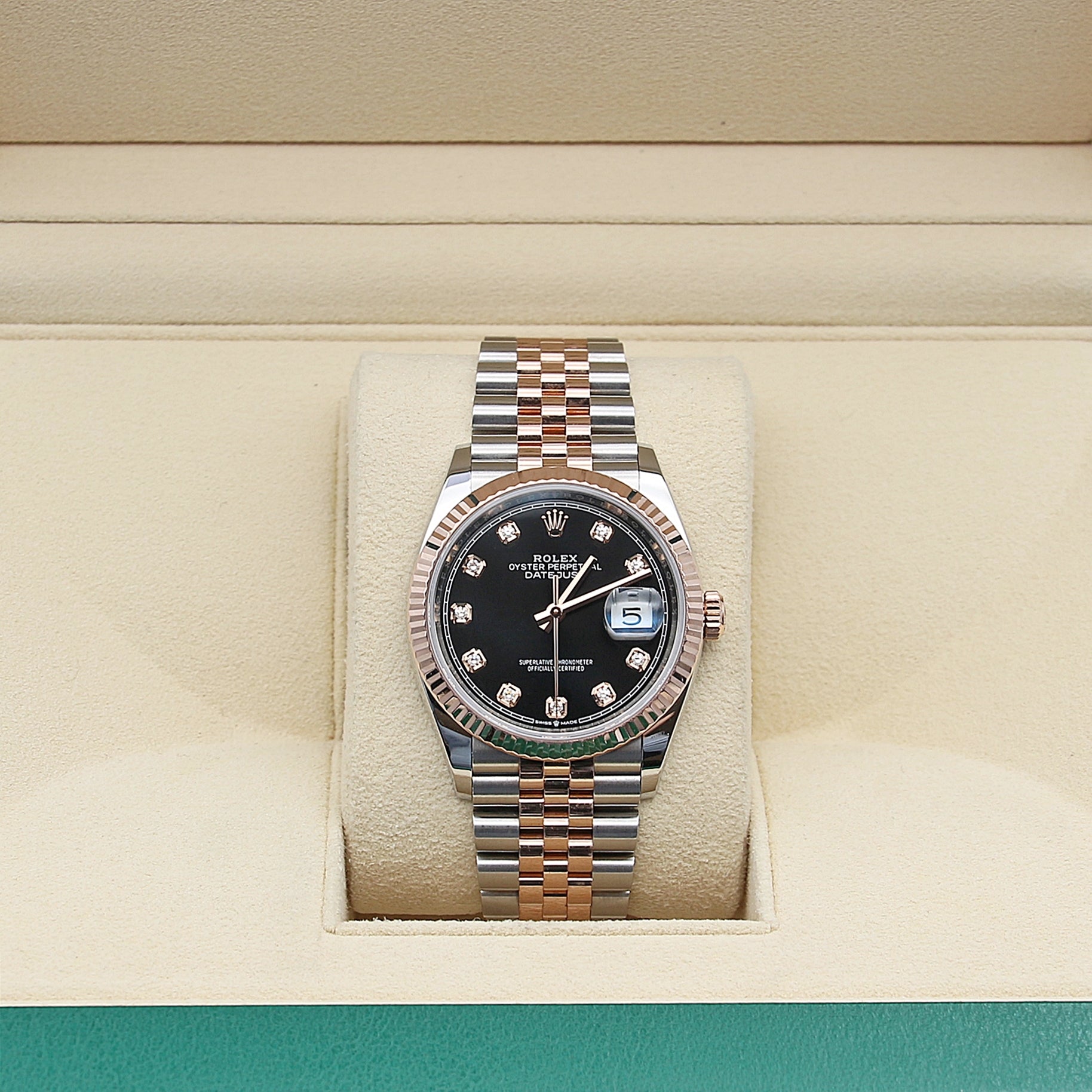 Rolex Datejust ref. 126231 - Black Diamonds Dial - Full Set – Debonar ...