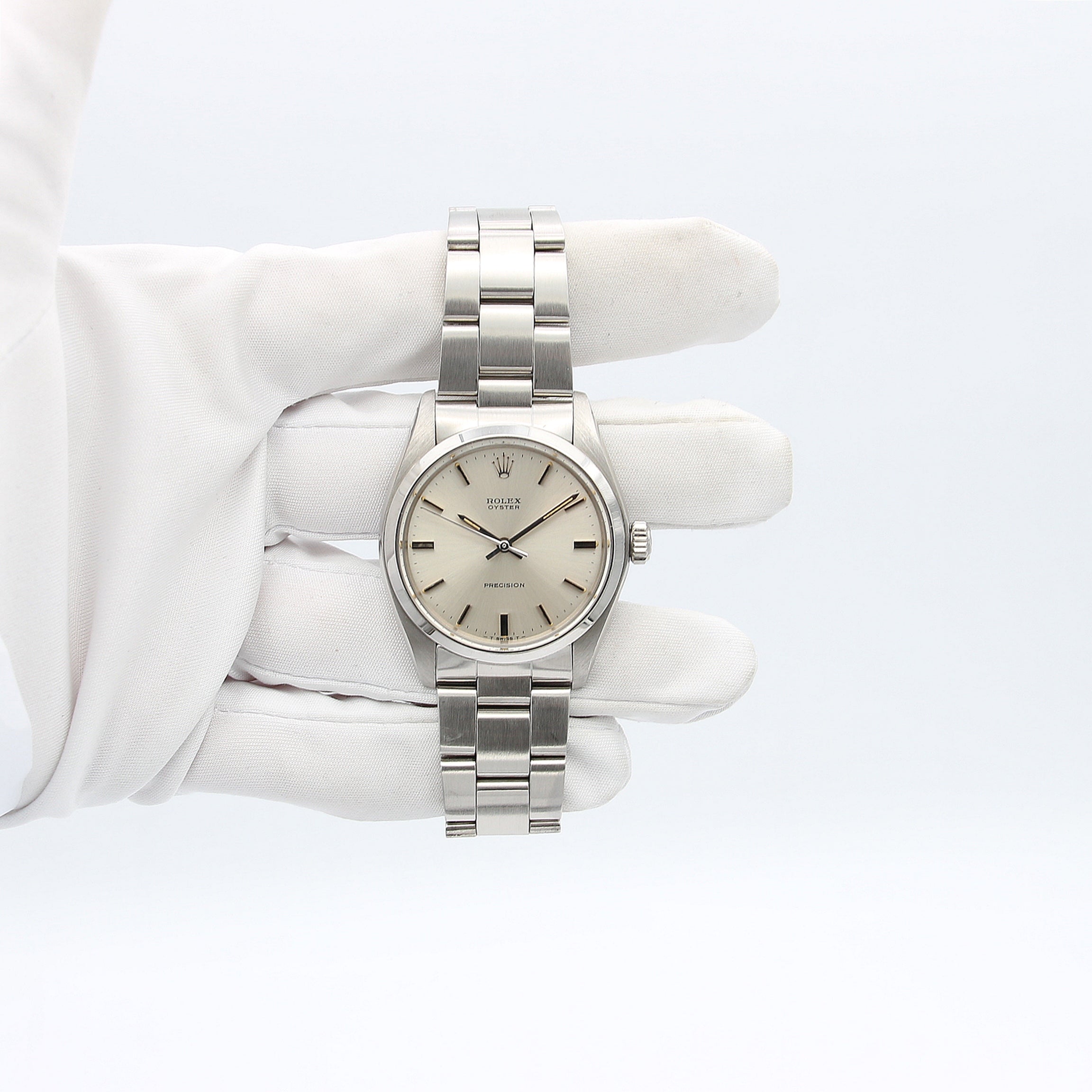 Rolex Oyster Precision 6426 Silver Dial | Buy Online Rolex Men's Watch ...