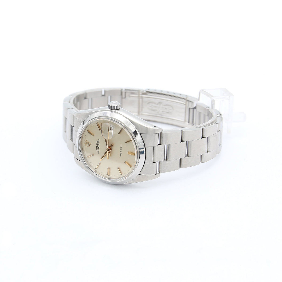 Rolex Precision Date ref. 6694 Cream Dial with Golden Indexes Oyster b ...