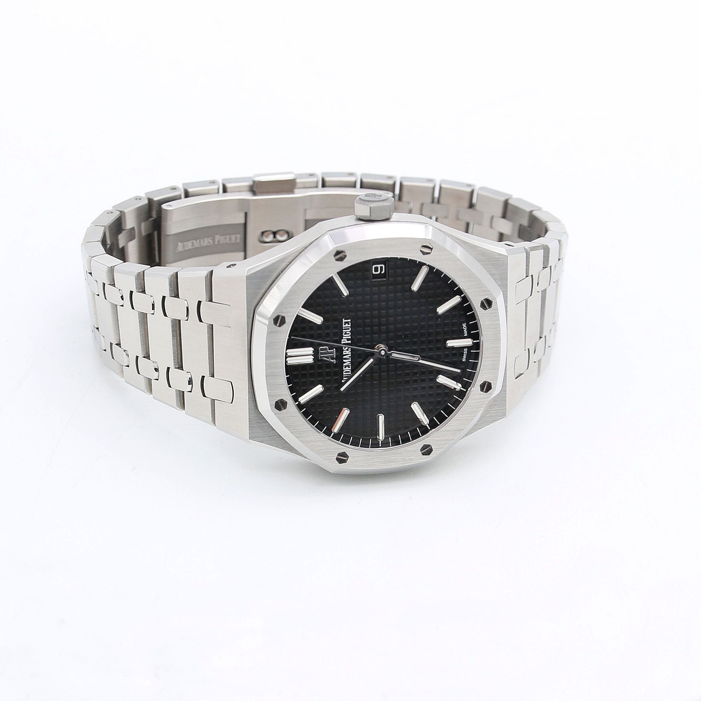 Audemars Piguet Royal Oak ref. 15500ST - Black Dial - Full Set ...