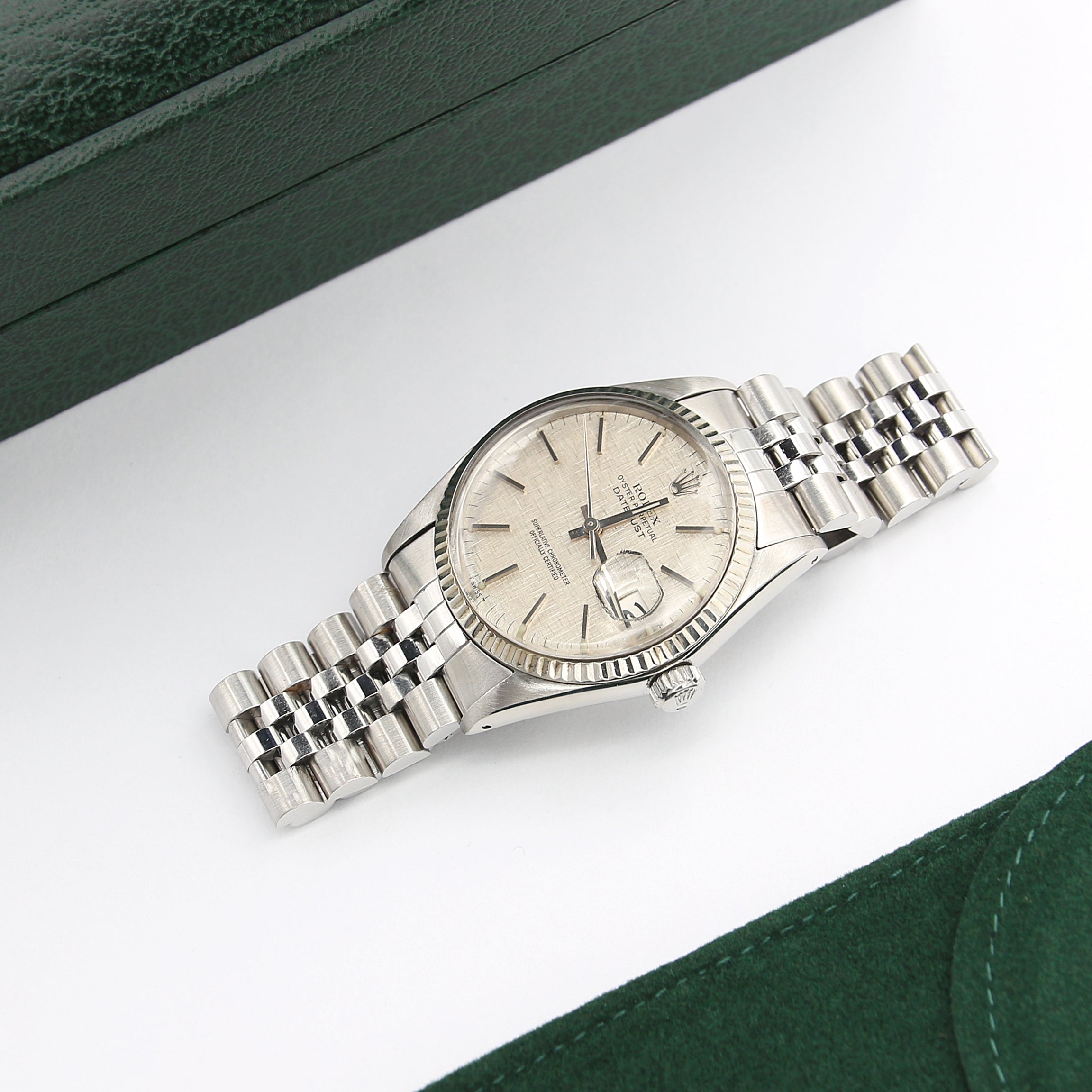 Buy Online Watch Rolex Datejust 36 ref. 16014 Linen Dial – Debonar ...