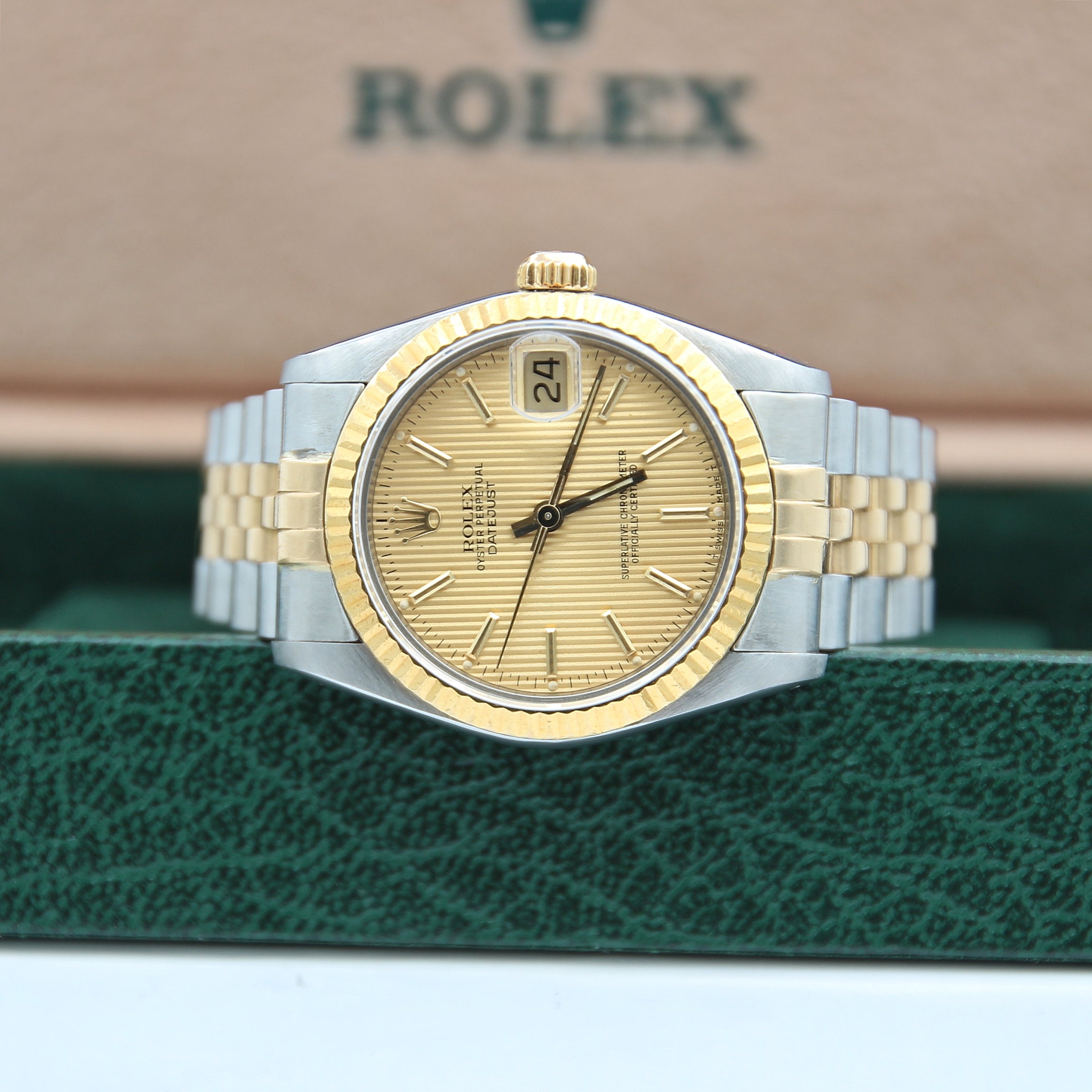 Buy Online Rolex Oyster Perpetual Datejust Midsize ref. 68273 Tapestry ...