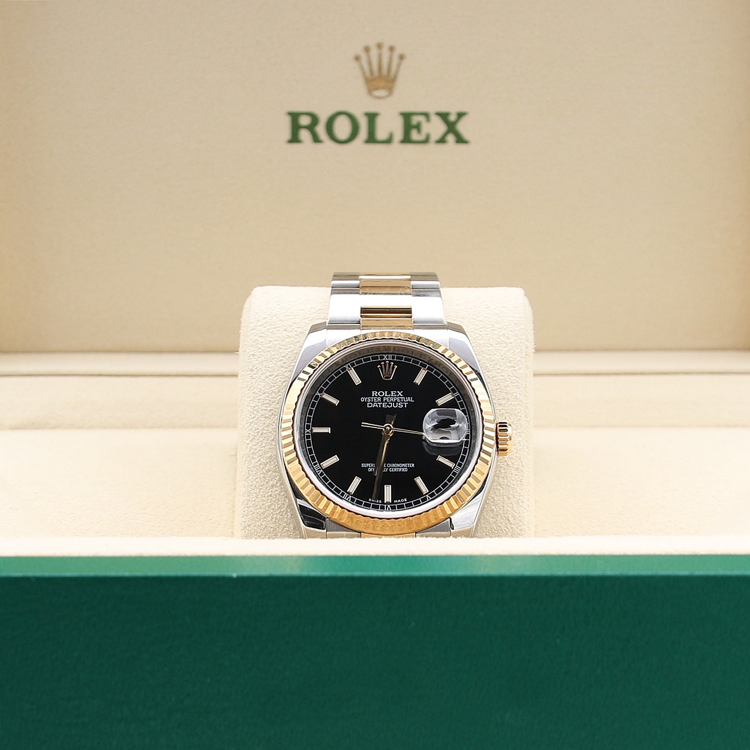 Buy Watch Rolex Datejust ref. 116233 Black Dial - Full Set – Debonar ...