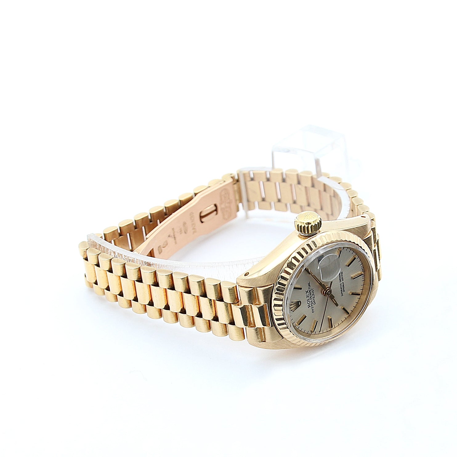 Buy Online Watch Rolex Datejust 6917 18k Gold President Bracelet ...