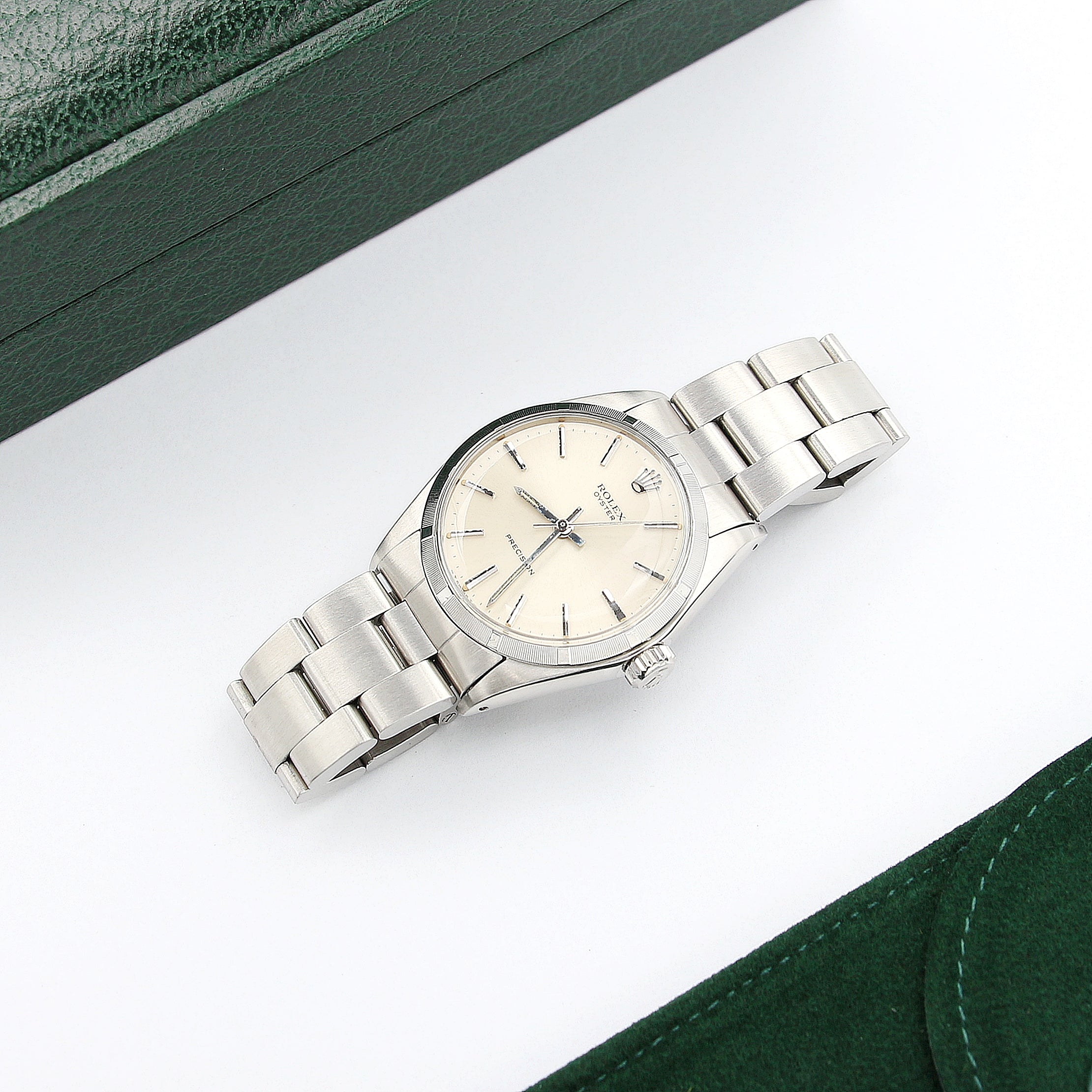 Rolex Oyster Precision 6427 Silver Dial | Buy Online Rolex Men's Watch ...