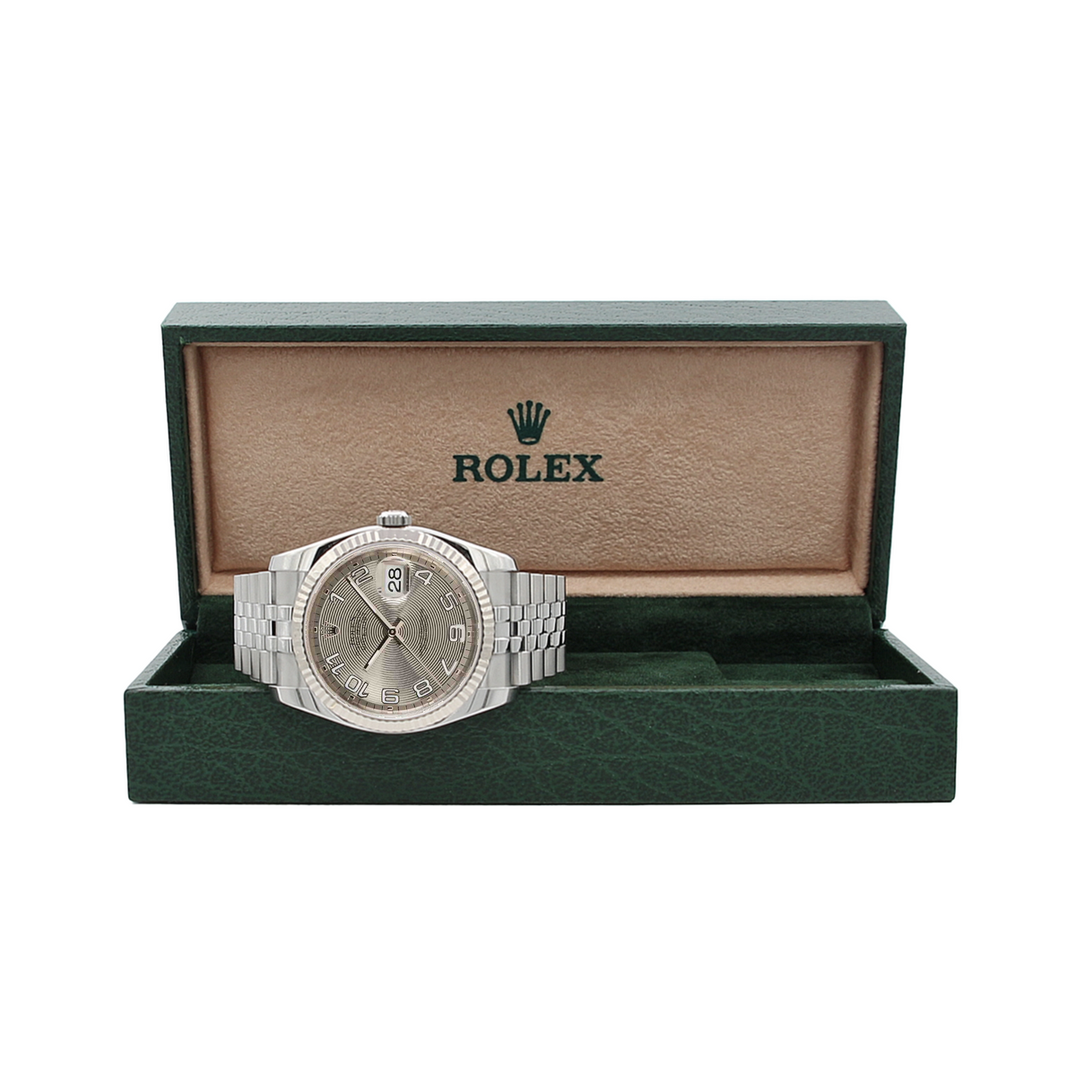 Buy Watch Rolex Datejust ref. 116234 Racing Concentric Silver Dial ...