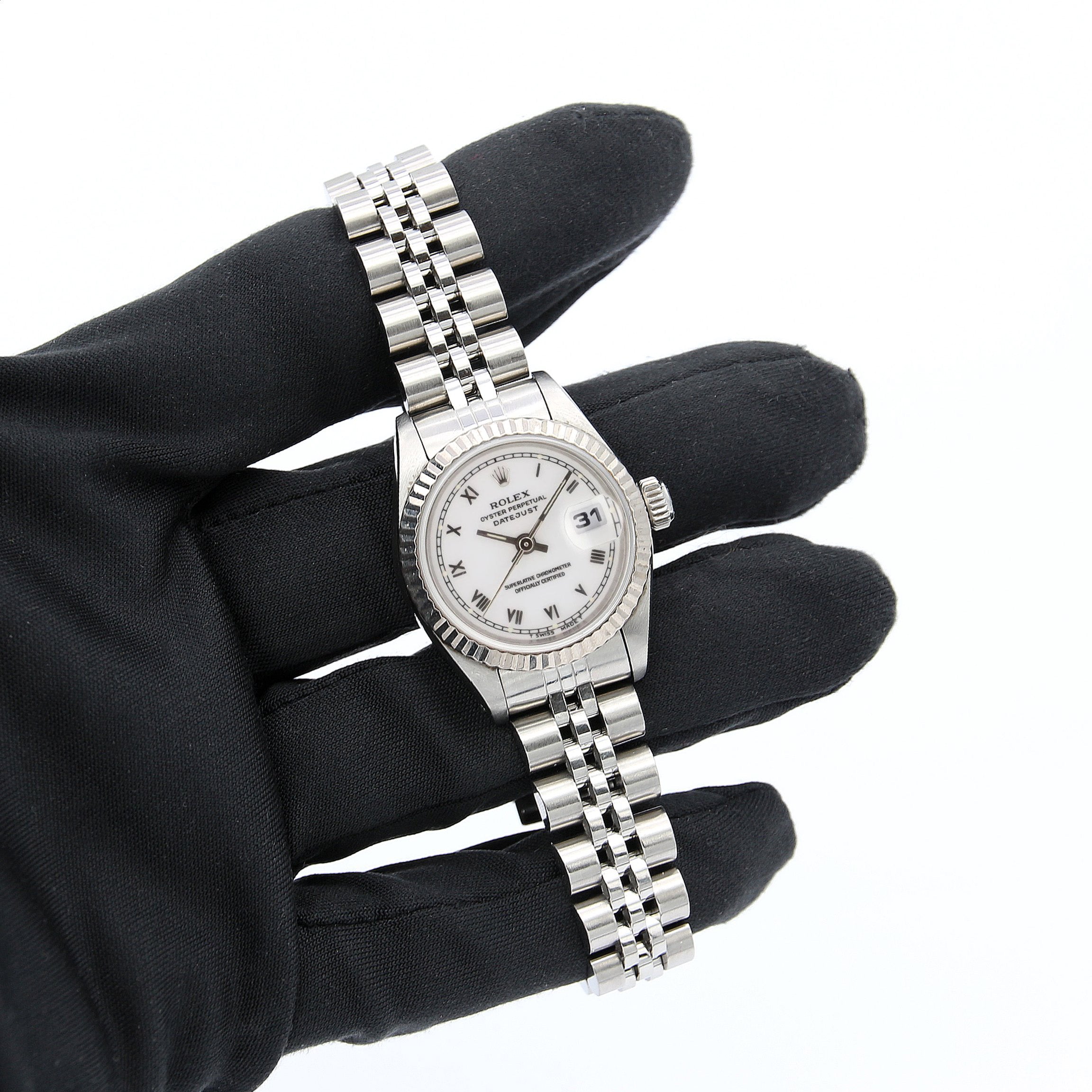 Rolex Lady-Datejust ref. 79174 - White Roman Small Dial (Circle MInutes ...