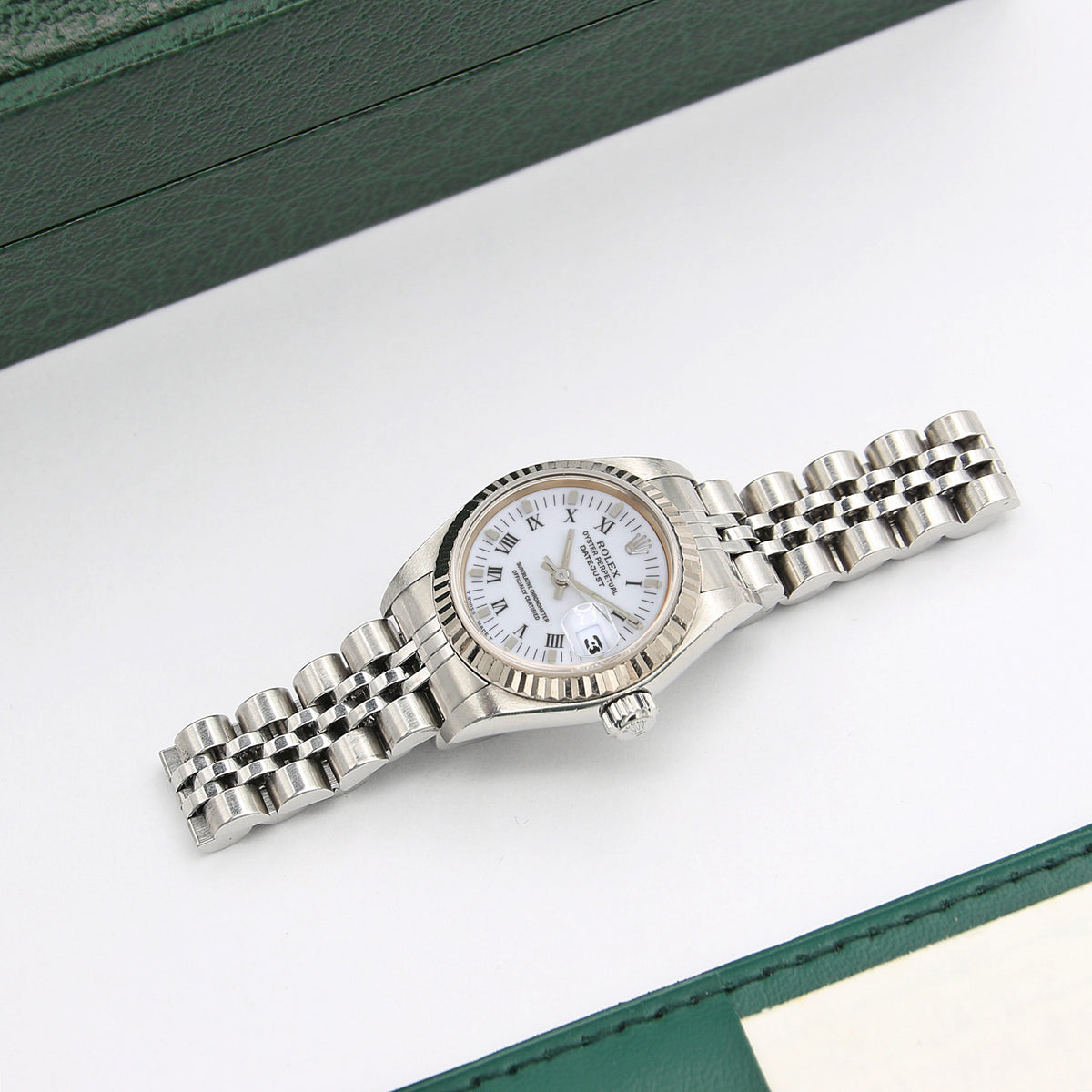 Rolex Lady-Datejust ref. 69174 - White Roman Small Dial (Circle MInutes ...