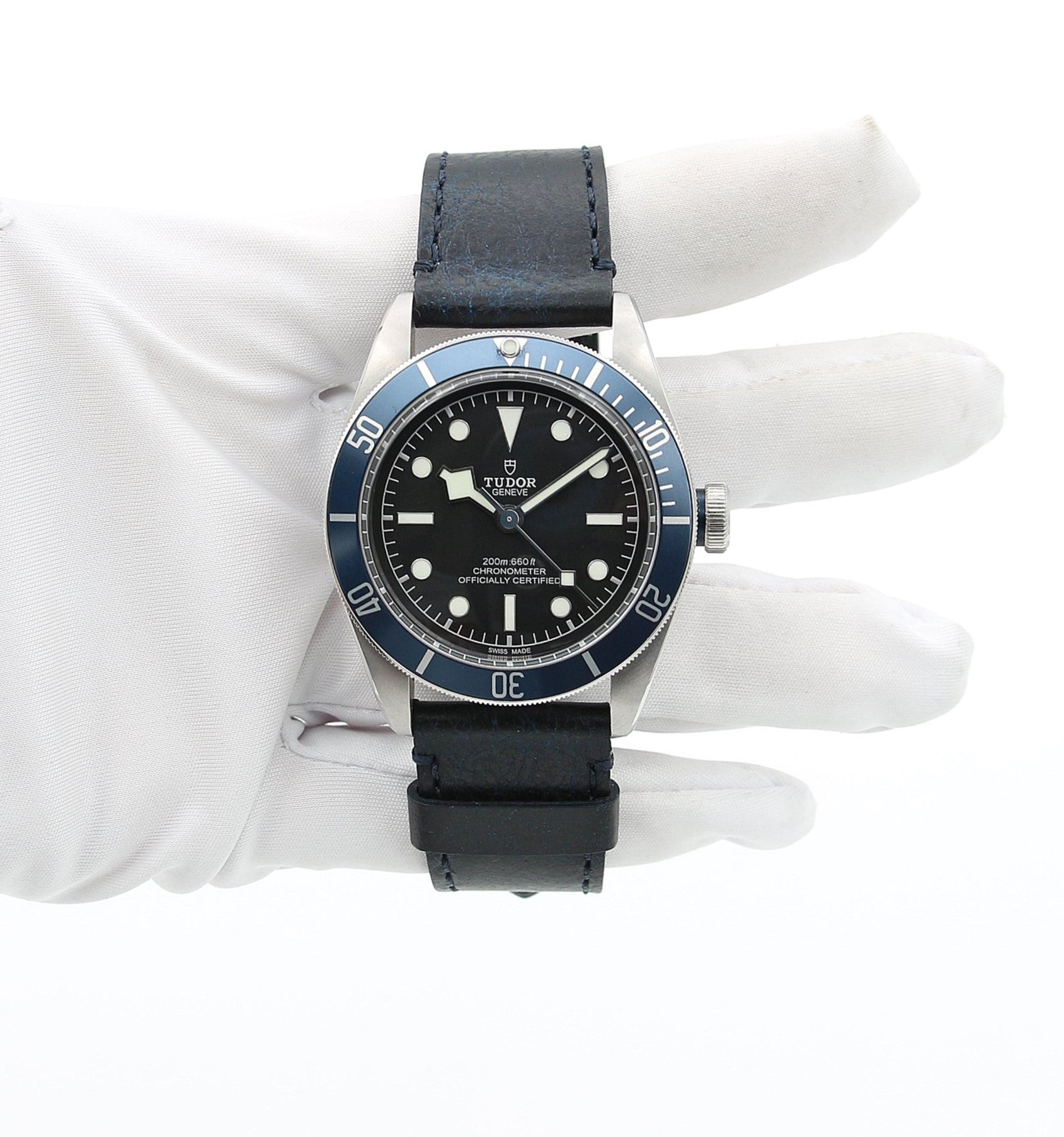 Tudor Heritage Black Bay 79230B - Blue Bezel Leather strap - NEW 2022 ...
