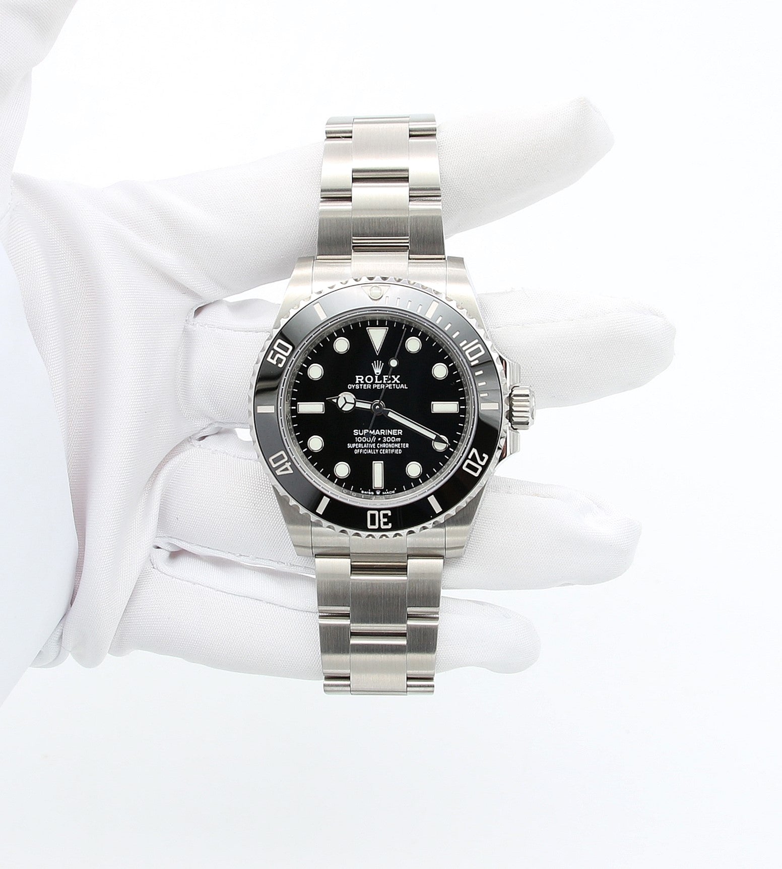 Rolex Submariner No Date 124060 - Black Dial - Full Set – Debonar ...