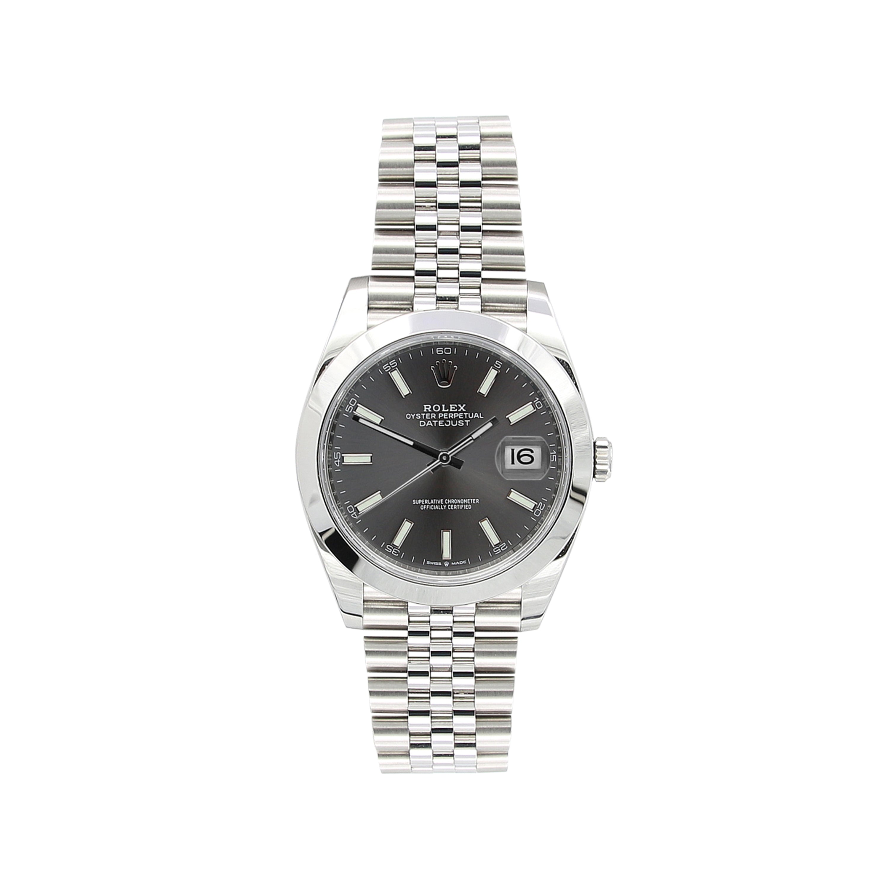 Buy Online Watch Rolex Datejust ref. 126300 Slate Gray Dial Full Set ...