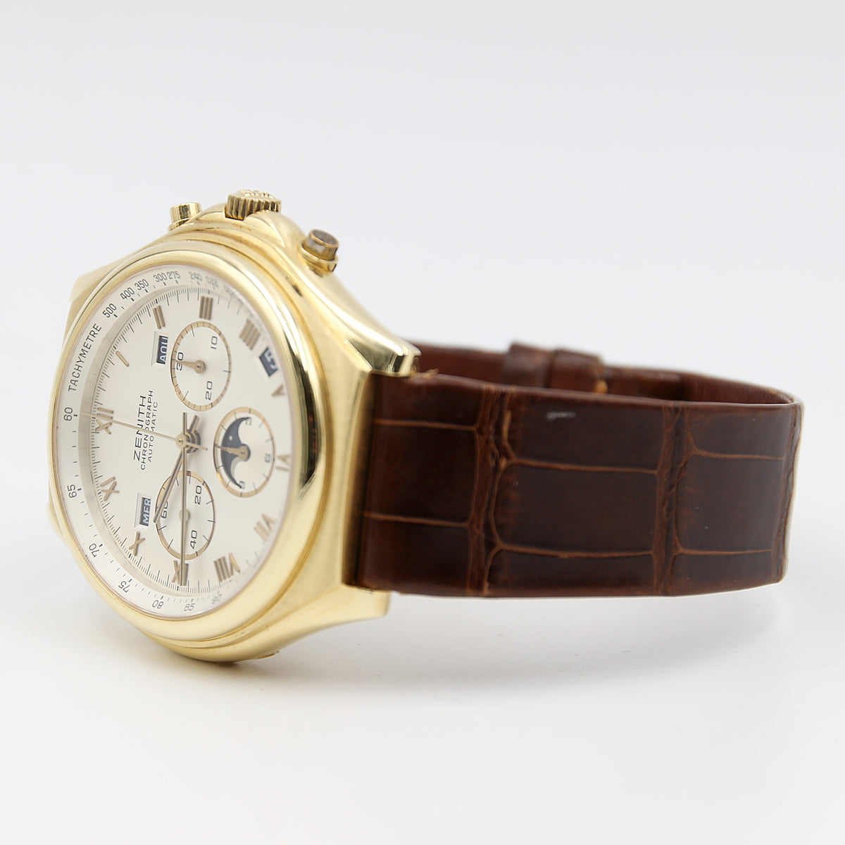 Zenith El Primero ref. 95.0102.418 Calendar Moon Phases L.E. 18k Gold ...