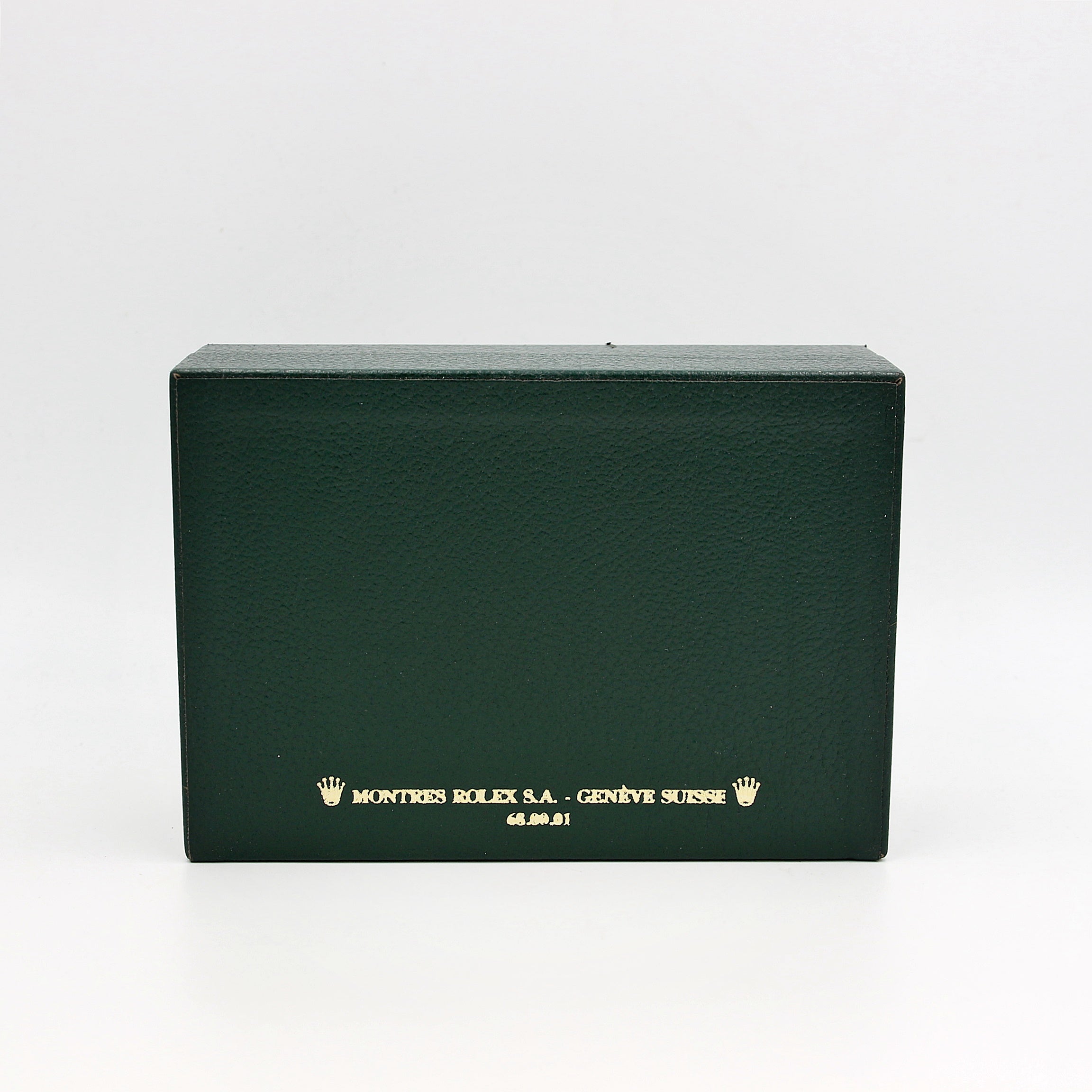 Rolex Watch Box | Vintage Box Men Green with dark green stitching 68.0 ...