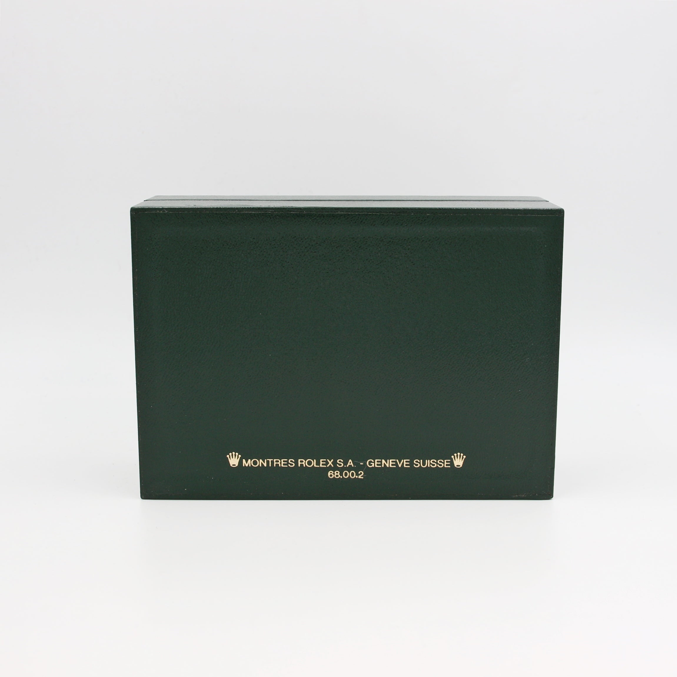 Rolex Watch Box | Vintage Box Men Green with light green stitching 68 ...