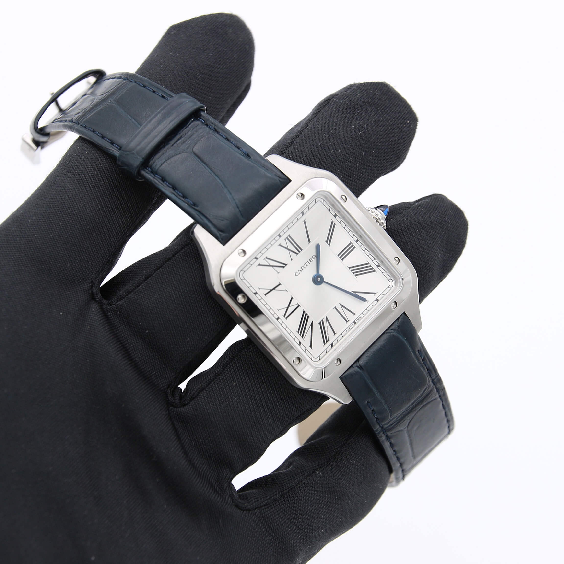 Buy Online Cartier Santos Dumont WSSA0022 Full Set – Debonar Watches Sp ...