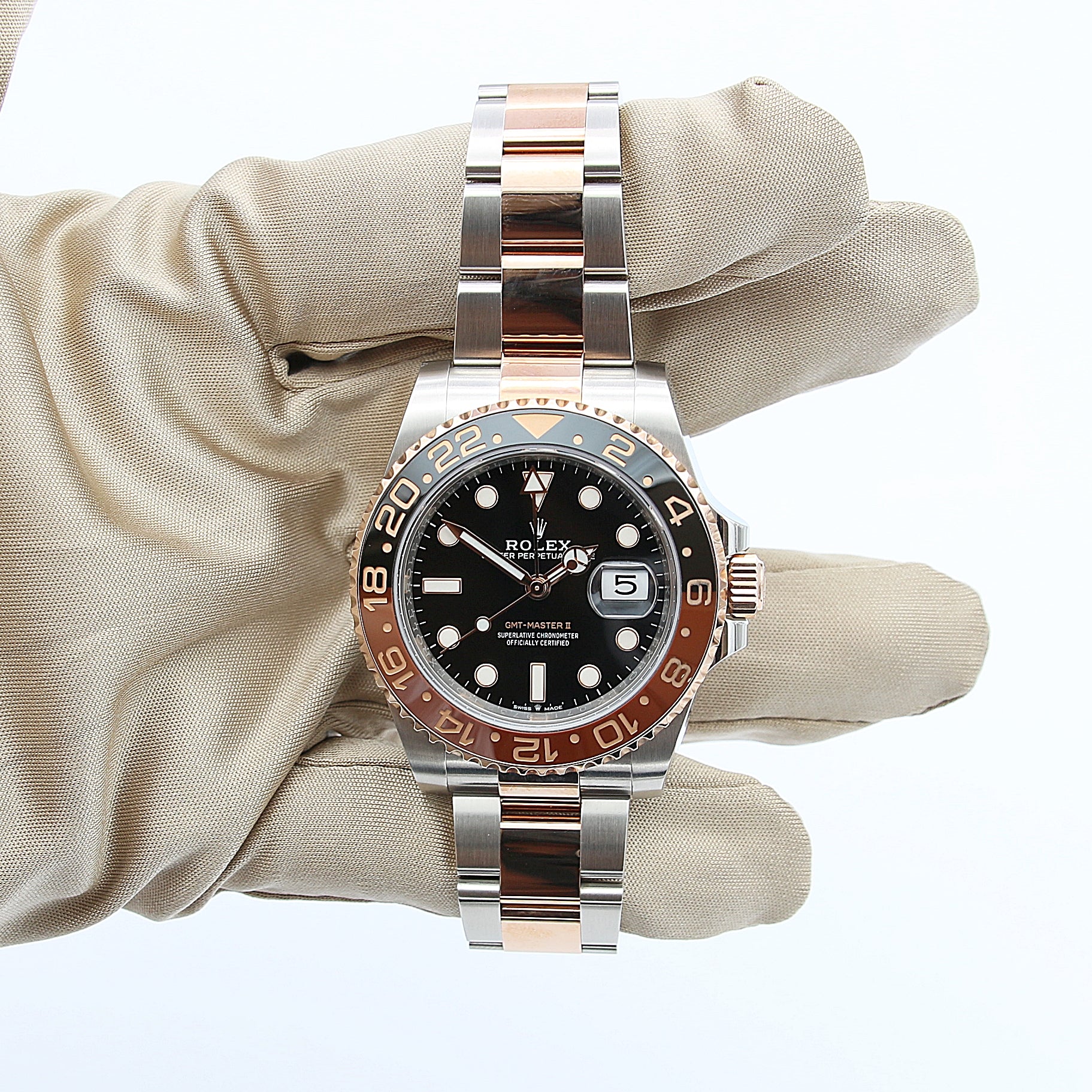 Rolex GMT-Master II 126711CHNR Root Beer - Steel/Rose Gold - Full Set ...